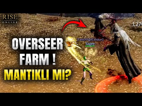 RISE ONLINE OVERSEER FARM ATTIM NE DÜŞTÜ? 💎 Rise Online Farm