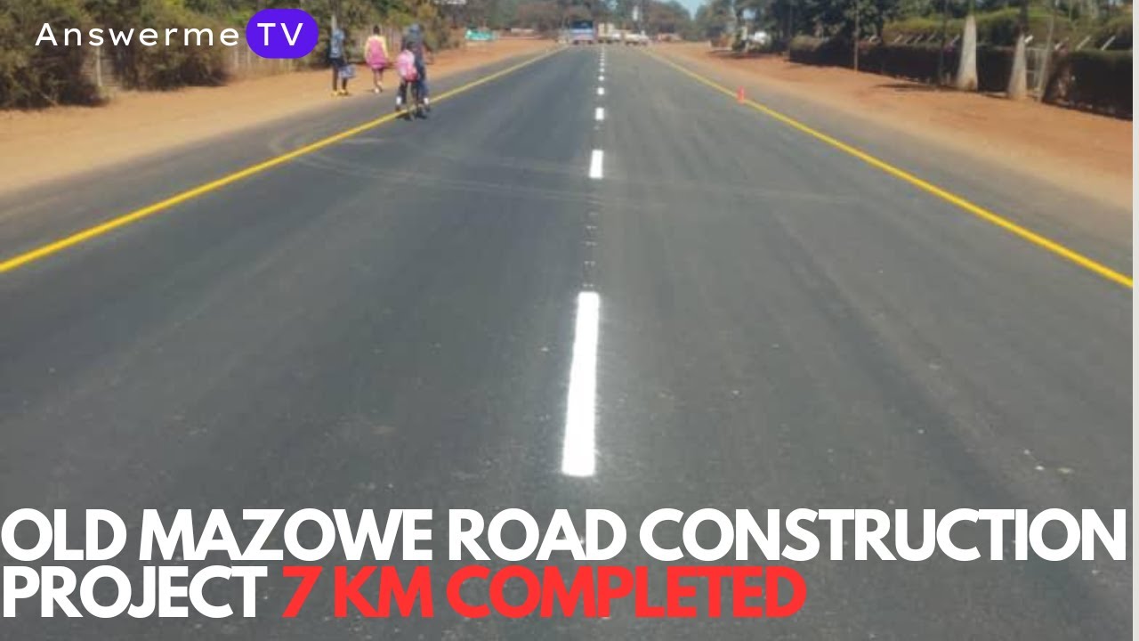 Road to 17 June Old Mazowe Road Rehabilitation Completed Now Open to ...