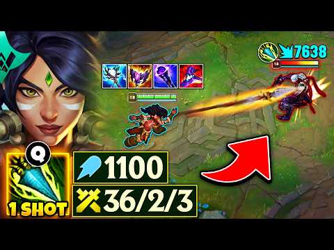 I created the DEADLIEST Nidalee Spear of All-Time! (1100 AP, 36 KILLS)