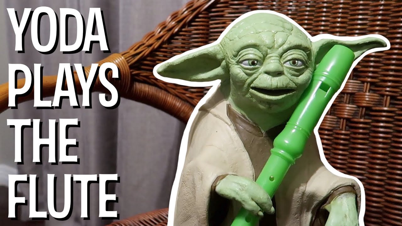 YODA PLAYS THE FLUTE - The Puppet Yoda Show - YouTube