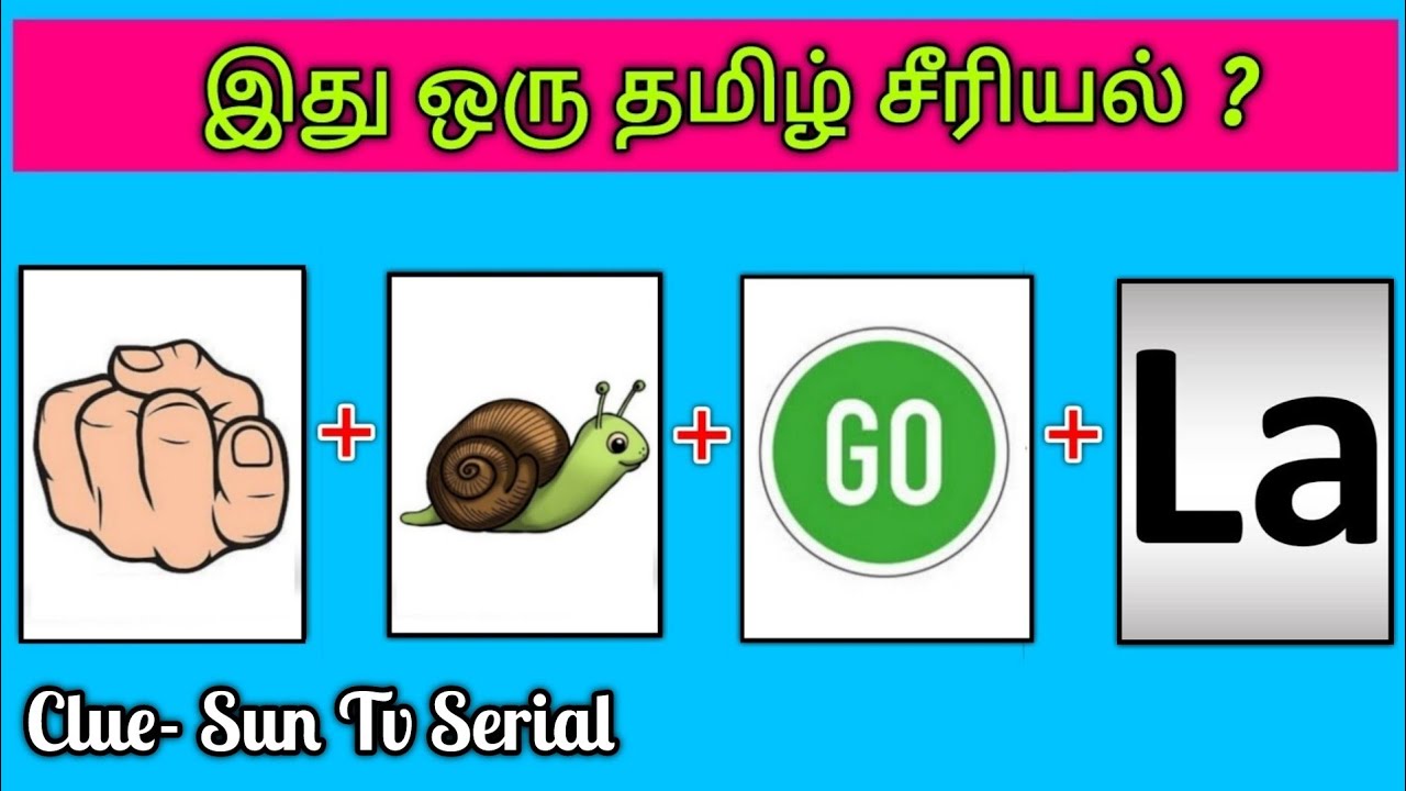 Guess the Serial ?😍 Quiz-5 | இது என்ன தமிழ் சீரியல் | Picture Clues ...