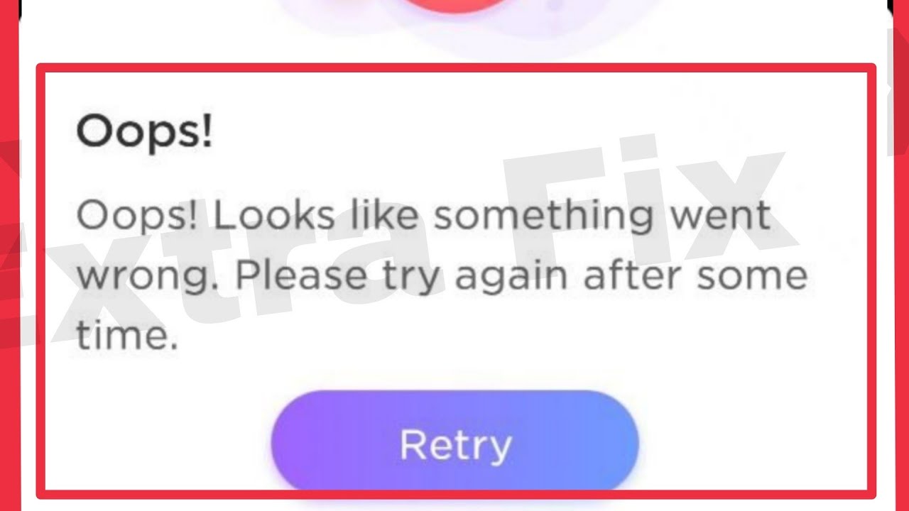 BYJU'S App Fix Oops! Looks like something went wrong. Please try again ...