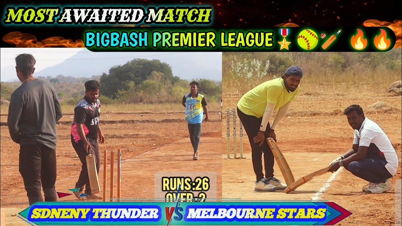 🥎DECIDING MATCH |BIGBASH PREMIER LEAGUE 🎖️💰| MELBOURNE STARS vs SDNENY THANDER| #tncricket - YouTube