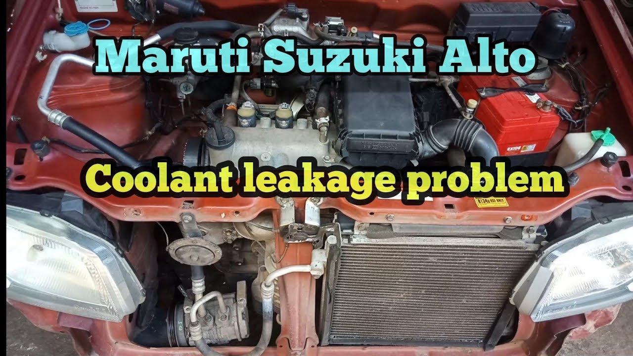 maruti suzuki alto || coolant leakage problem || overheating problem ...