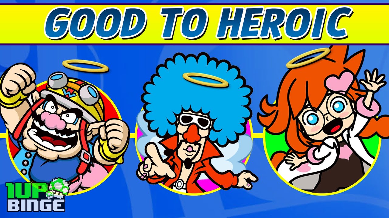 WarioWare Characters: Good To Most Heroic 💣 - YouTube