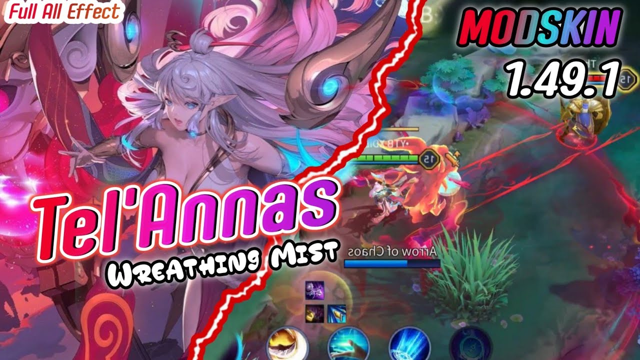 Rov: Mod Skin Tel'Annas Wrrathing Mist Full 1.49.1 มอดสกิน เทล สิงโต ...