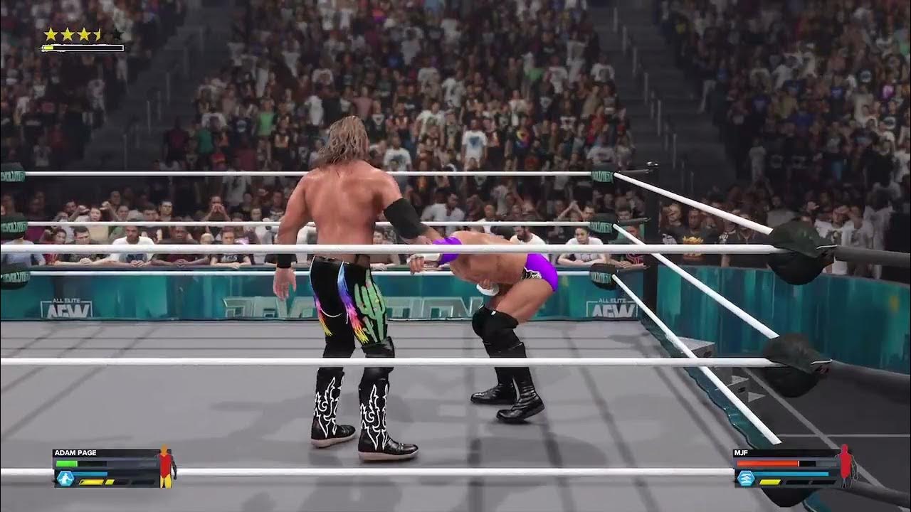 AEW Revolution - MJF VS Adam Page - Highlights - YouTube