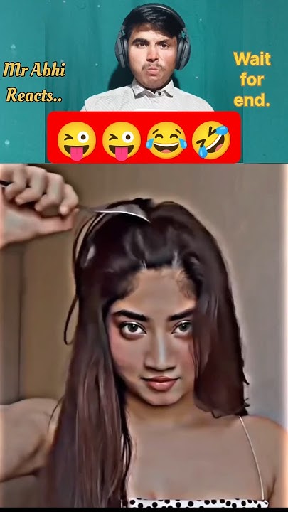 Try not to laugh 😂 || Wait for end || Mr Abhi Reacts part 17 #funny #comedy #memes - YouTube