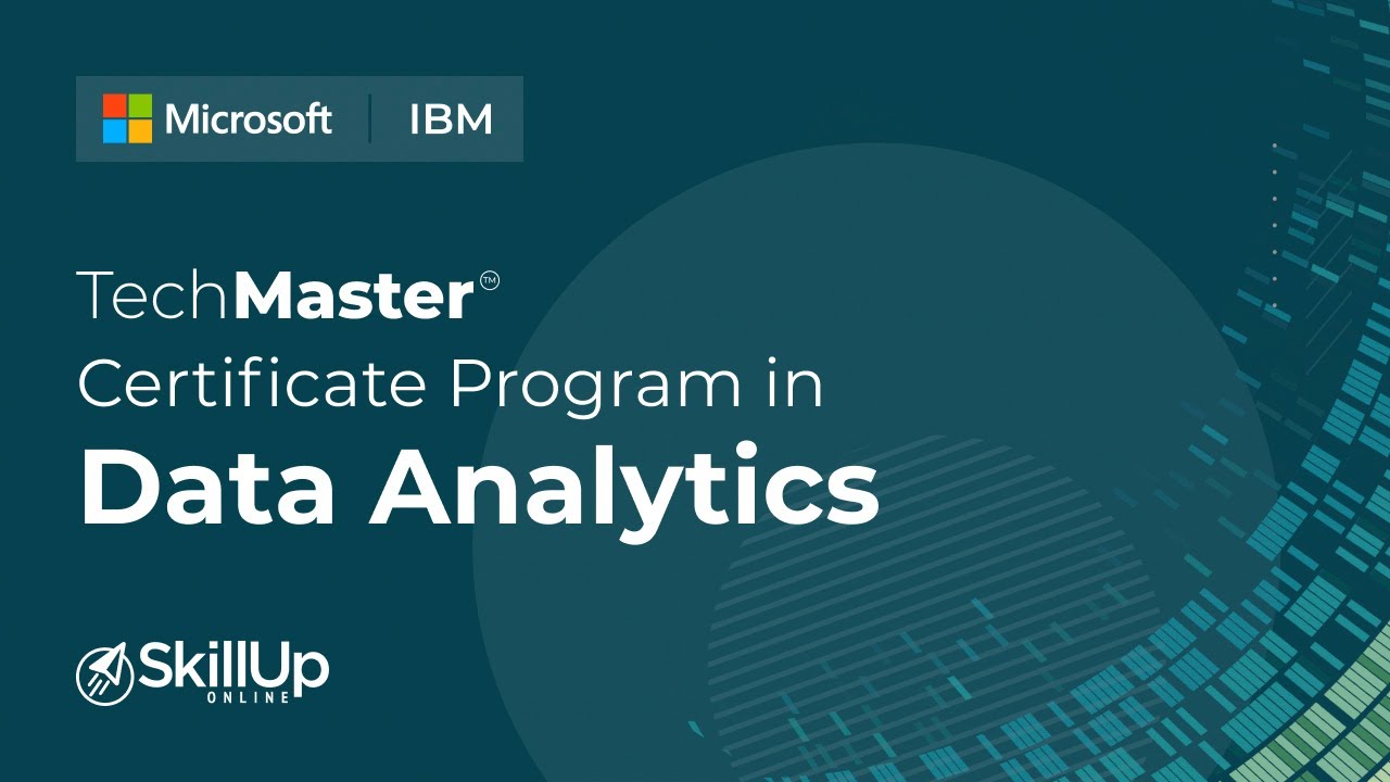 TechMaster Certificate Program in Data Analytics - YouTube