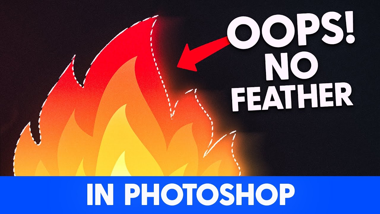The BEST FIX for a Selection with NO FEATHER in Photoshop! 🔥 - YouTube
