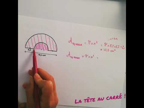 [Correction] - Tâche complexe 6ème "Aire d'une couronne" - YouTube
