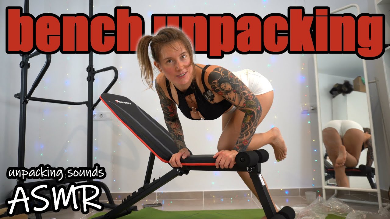 VLOG: bench UNBOXING // with some unpacking ASMR - YouTube