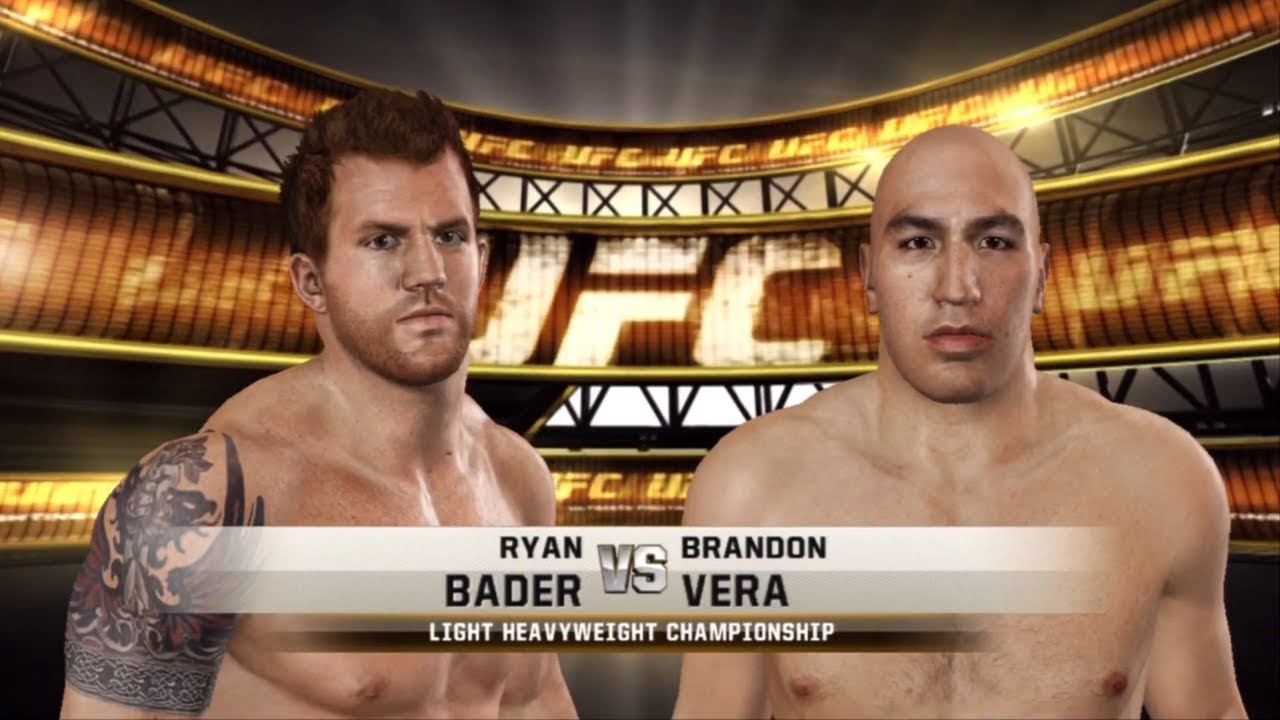 UFC Undisputed 3 Gameplay Ryan Bader vs Brandon Vera - YouTube
