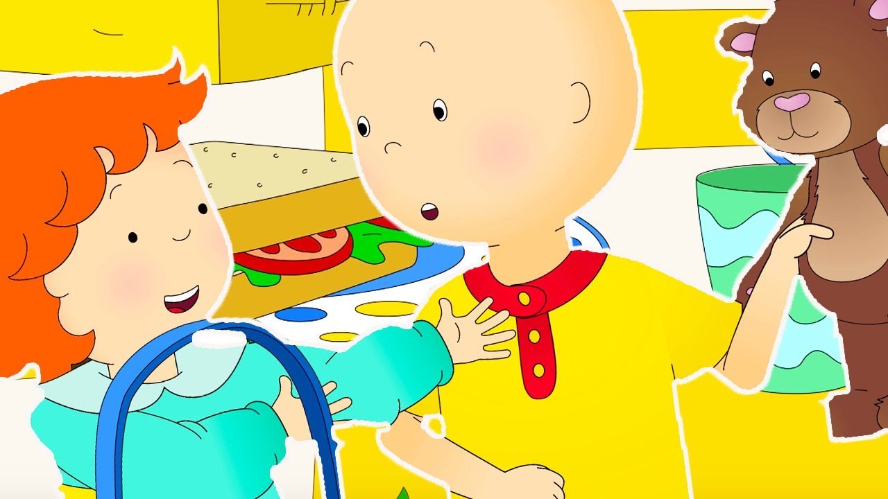 Caillou en Français | Le Combat de Pique-nique de Caillou et Rosie ...