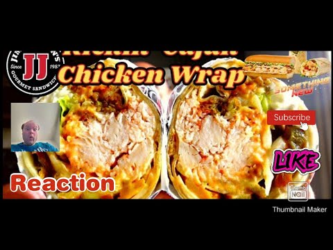 Reaction to Jimmy John’s New Kicken Cajun Chicken Wrap Review - YouTube