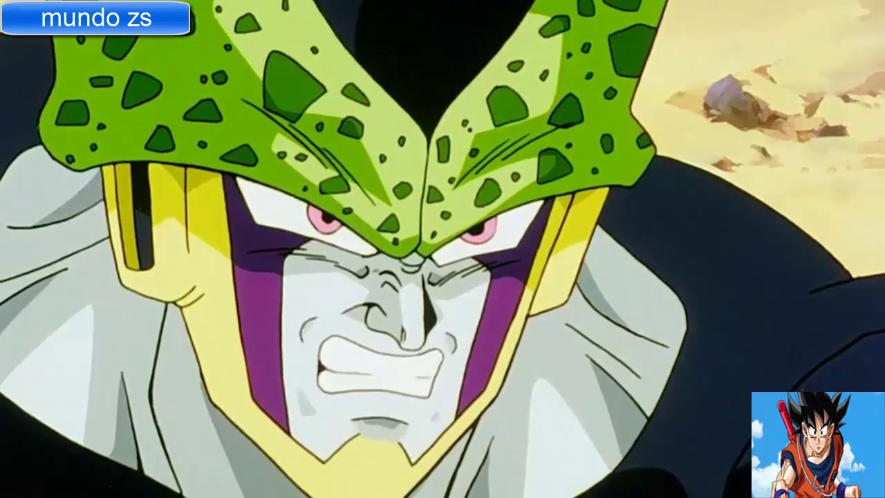 gohan esquiva los ataques de cell con mucha facilidad - YouTube