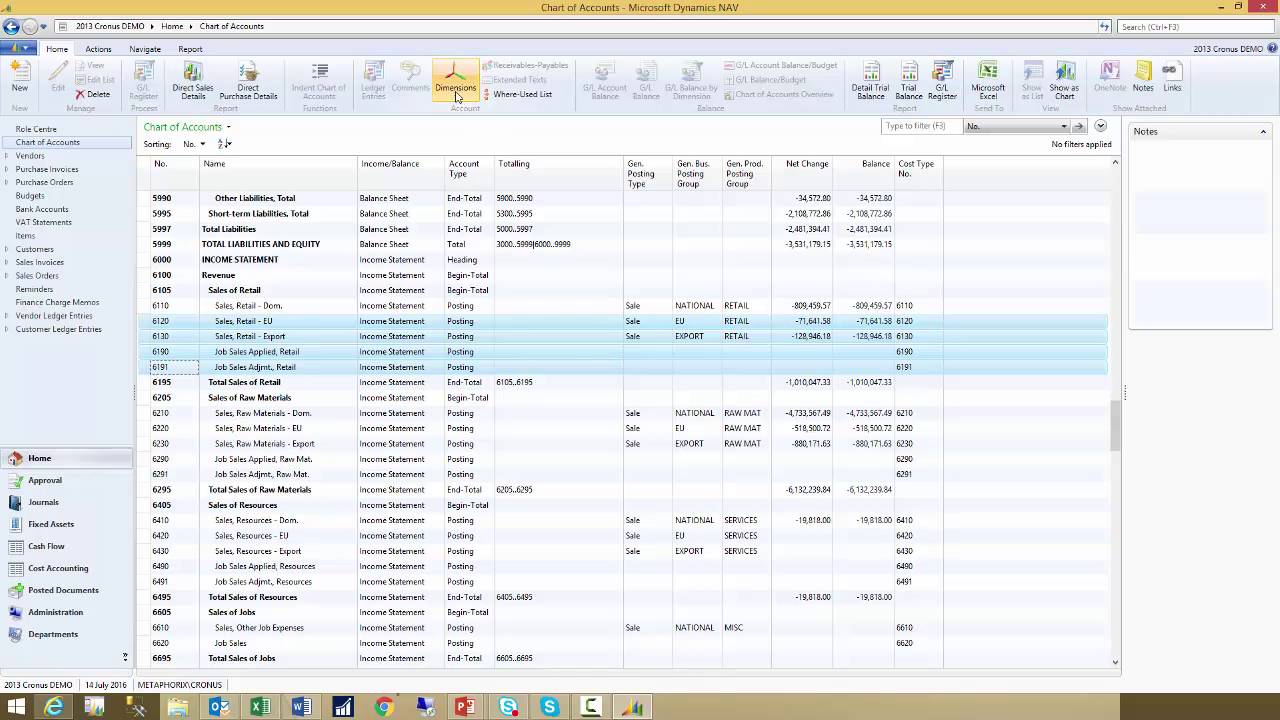 NAV Know How, Dimensions and Analysis NAV 2013 - YouTube