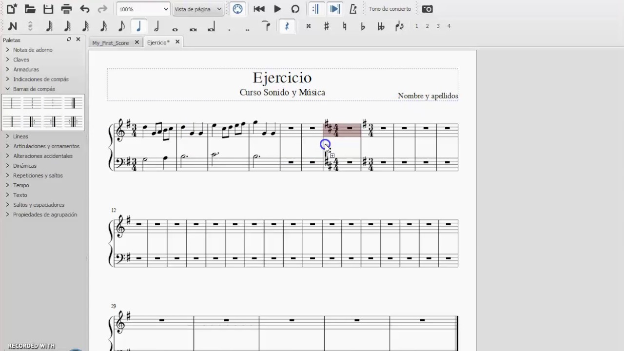 Tutorial básico sobre el programa Musescore - YouTube
