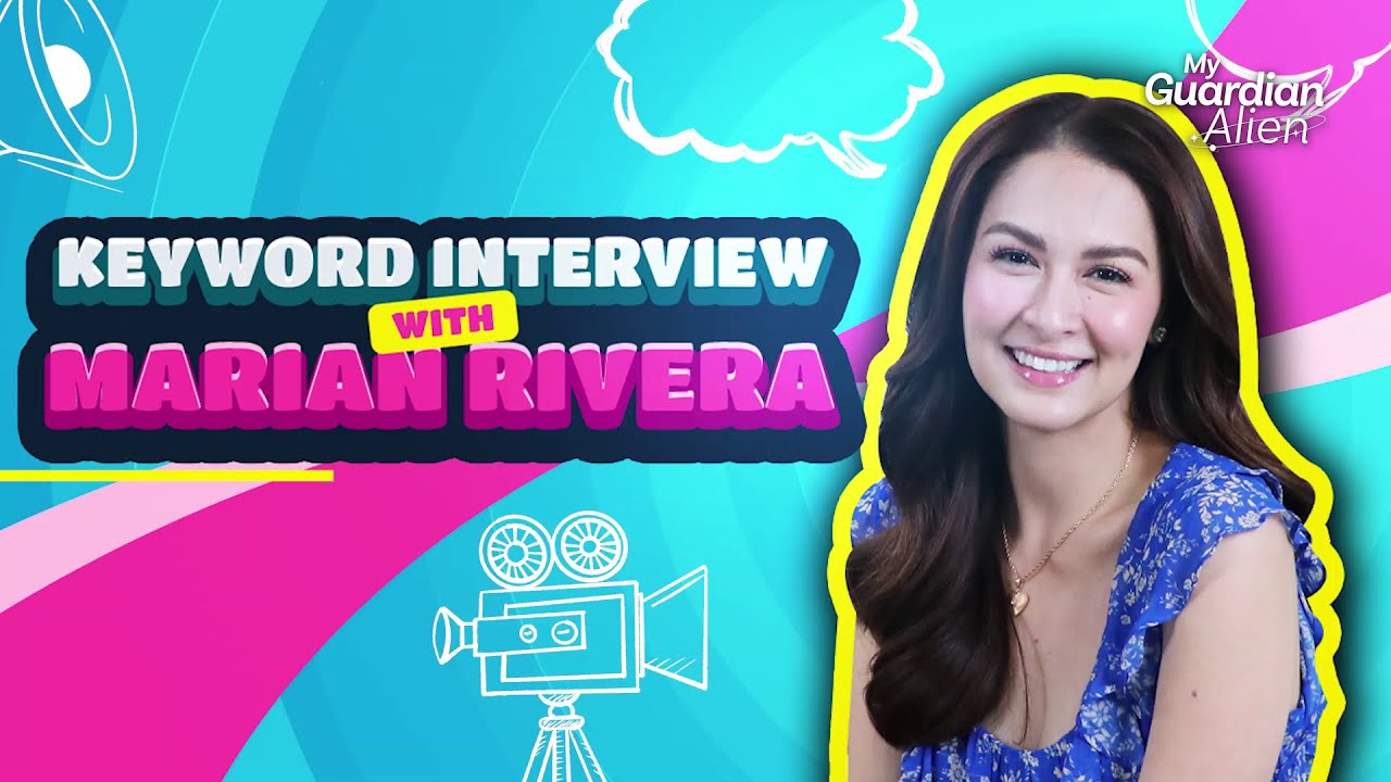 My Guardian Alien: Keyword Interview with Marian Rivera | Online Exclusive - YouTube
