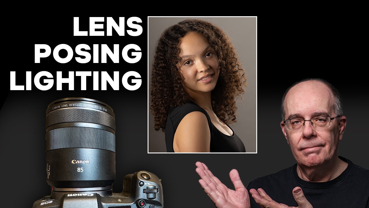 How to shoot HEADSHOTS - my top three TIPS for lenses, lighting and ...