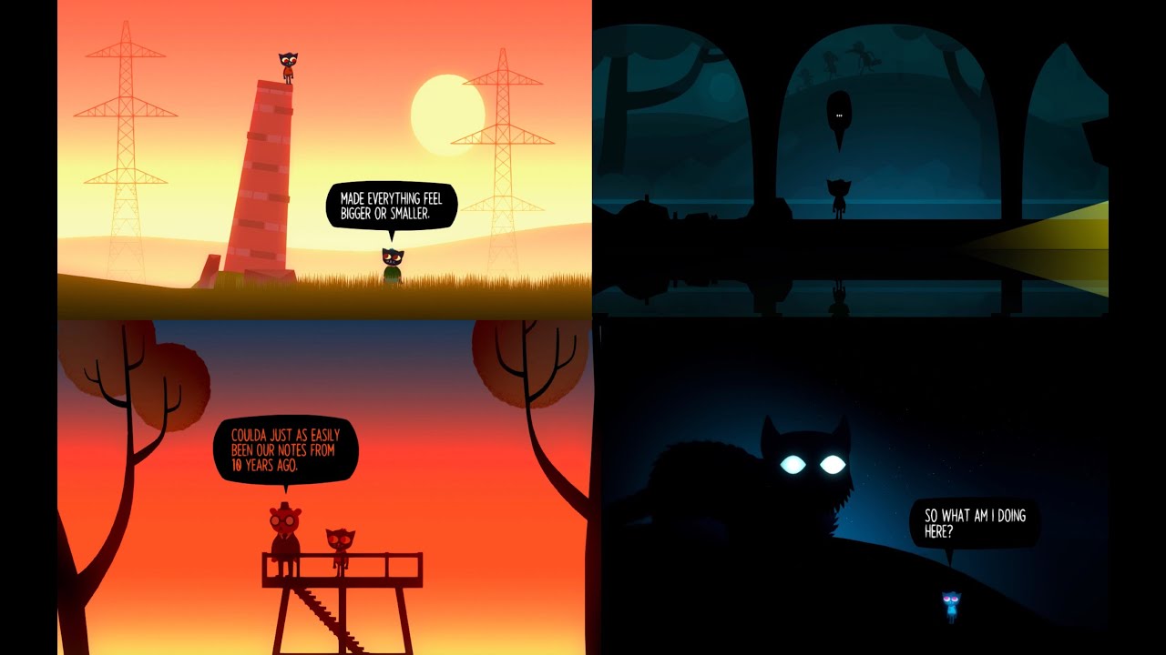 NITW playthrough, Gregg route: day 9, park with Angus, meeting not God ...