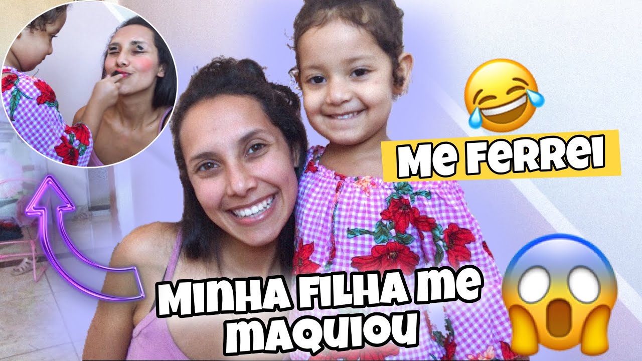 Deixei Minha Filha Me Maquiar Youtube