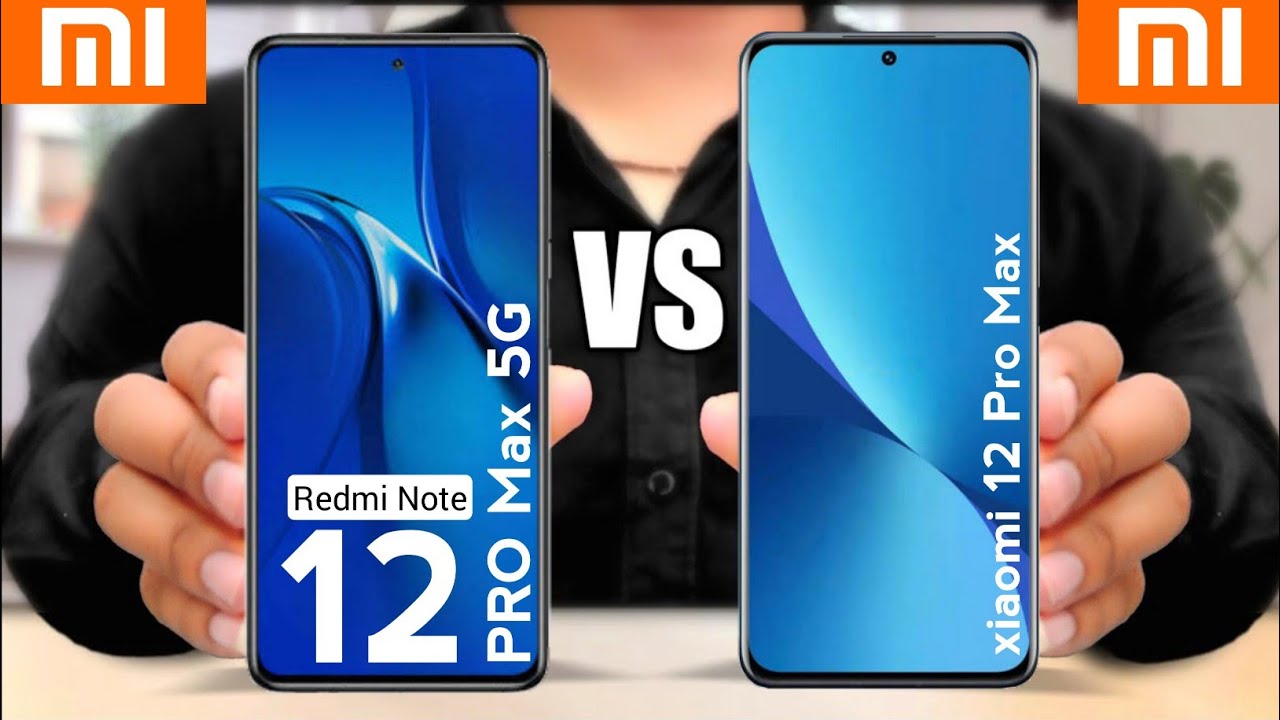 Redmi Note 12 Pro Max vs Xiaomi 12 Pro Max - YouTube