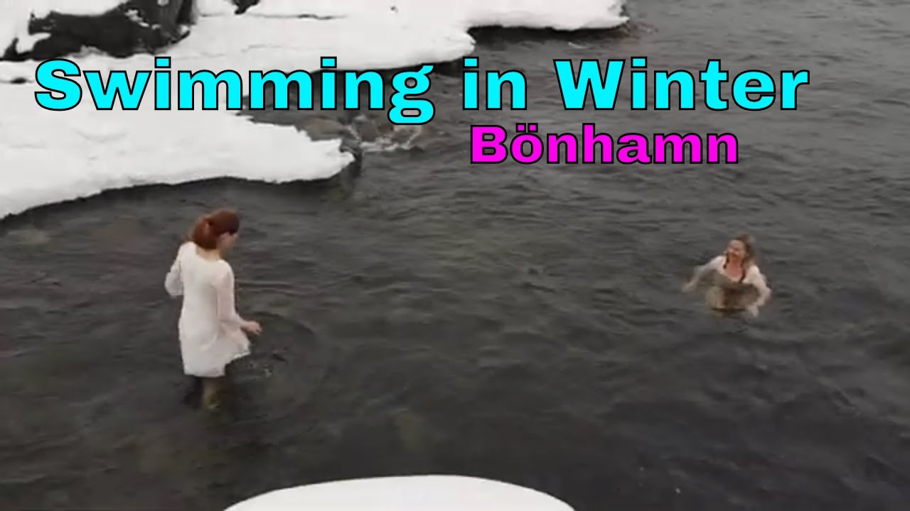 Swimming in Winter II Vinterbad || Bönhamn - YouTube