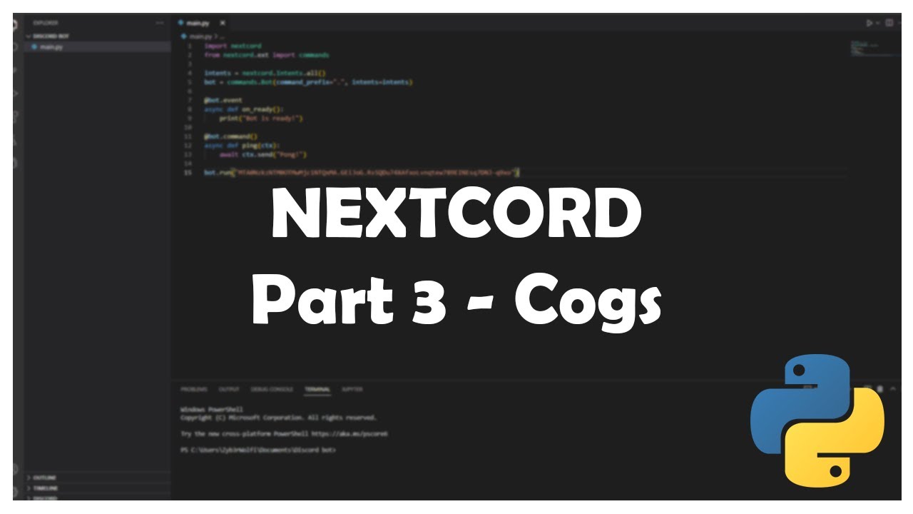 Creating Cogs For Your Bot Nextcord Part 3 Youtube