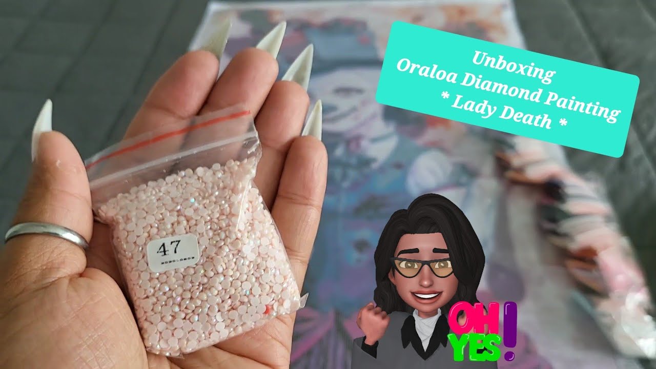 Unboxing Oraloa Diamond Painting * Lady Death* - YouTube