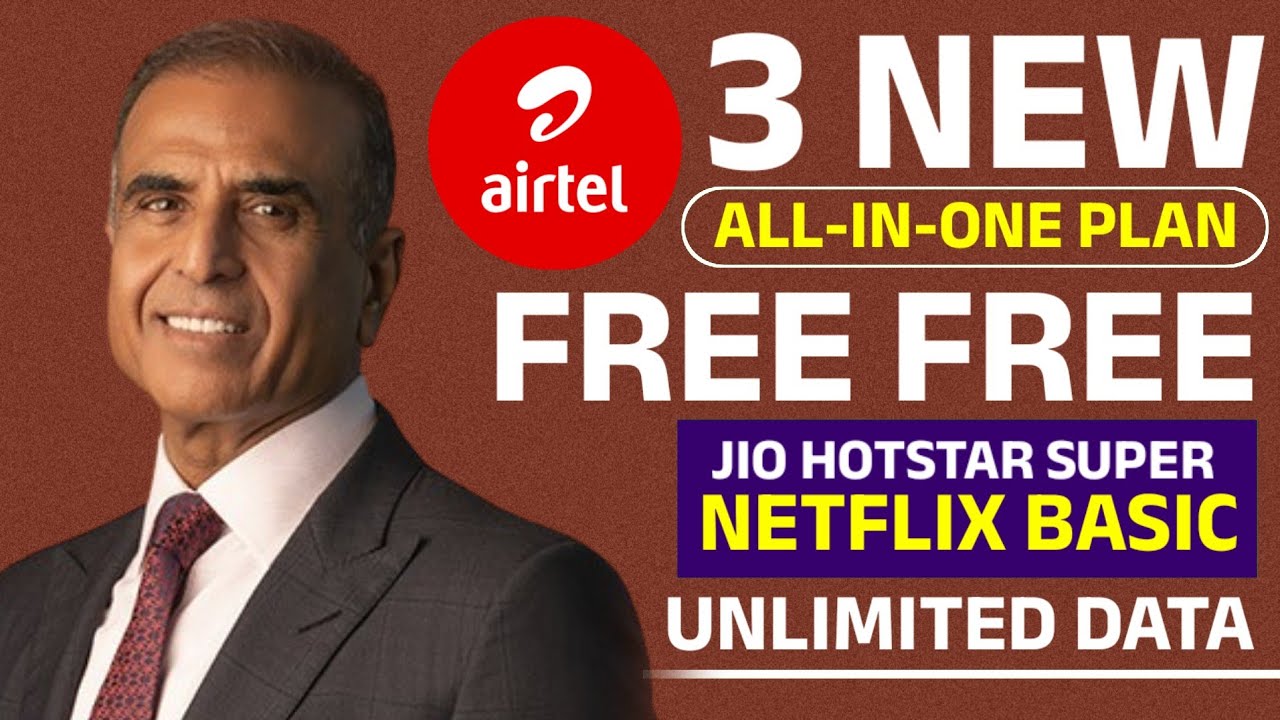Airtel New Plan 2025 |Airtel All In One Plan| Airtel OTT Plan 2025 ...