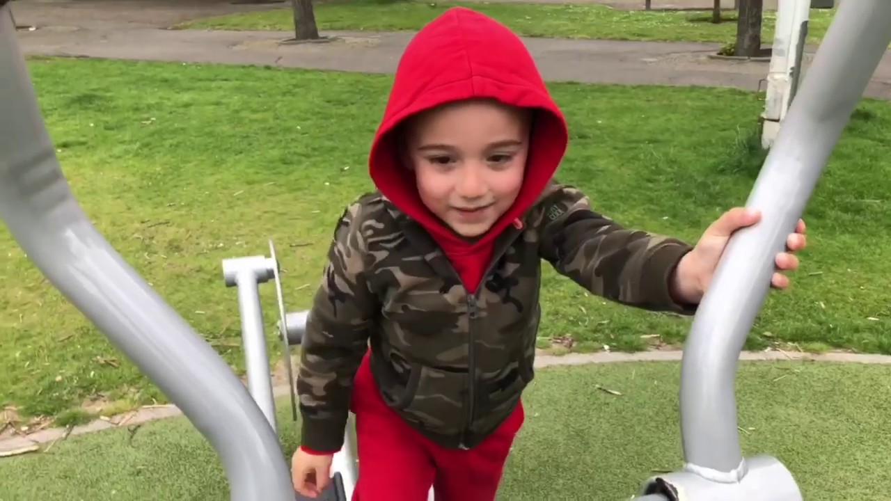 Episode 1.. Mikail playing outdoor park with dad (Vlog) - YouTube