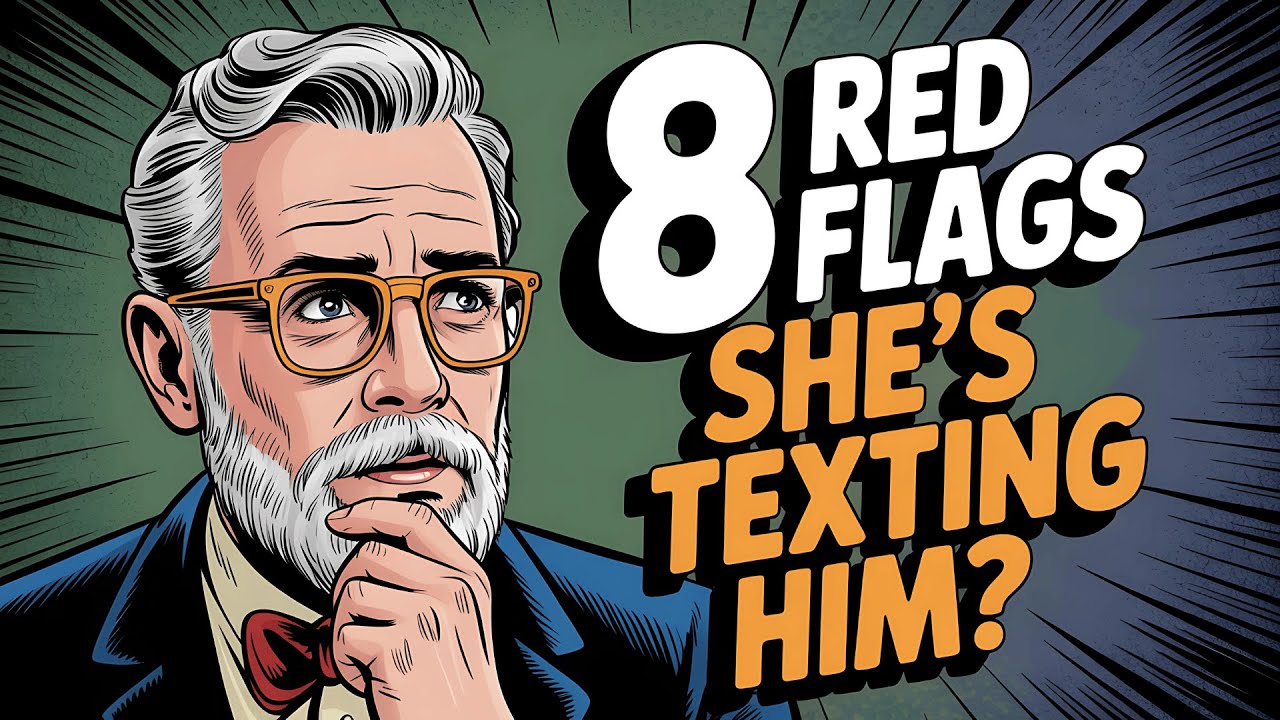 8 Red Flags Your Partner May Be Texting Another Man - YouTube