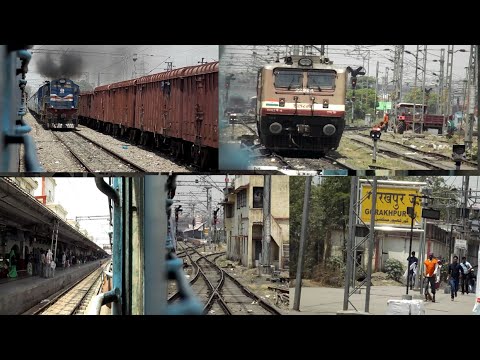 Full Compilation | Arrival at World Longest Platform | Gorakhpur Pf ...