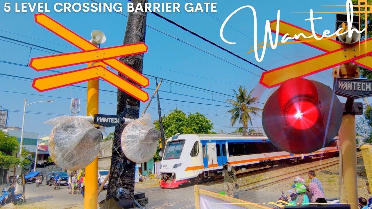 5 Palang Pintu Kereta Api Baru • Level Crossing Barrier Gate 2023 - YouTube