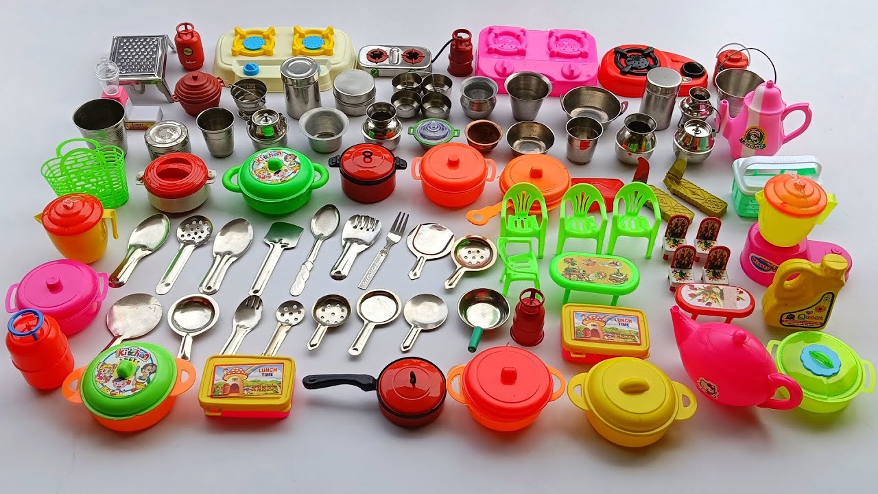 Diy unboxing Amazing mini kitchen set |@Dolliyon - YouTube