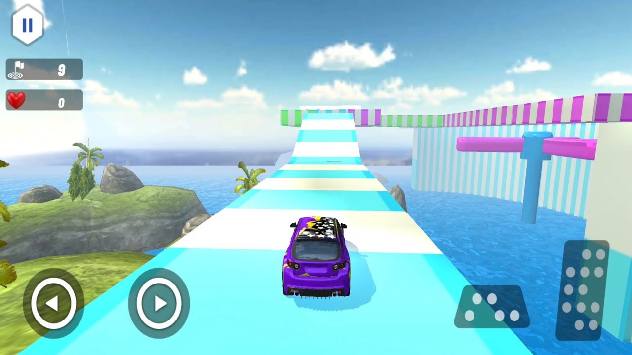 Ultimate Car Stunts 3d - Mega Ramp Stunt Car Games #16 - YouTube