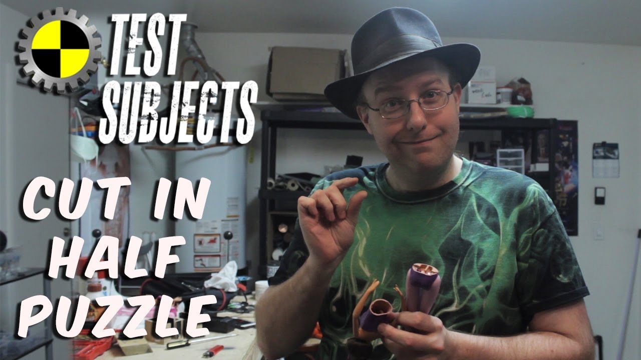 Cut in Half Puzzle - YouTube