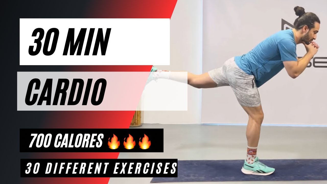 تمرین چربی سوزی ۳۰ دقیقه 30 min cardio workout - YouTube