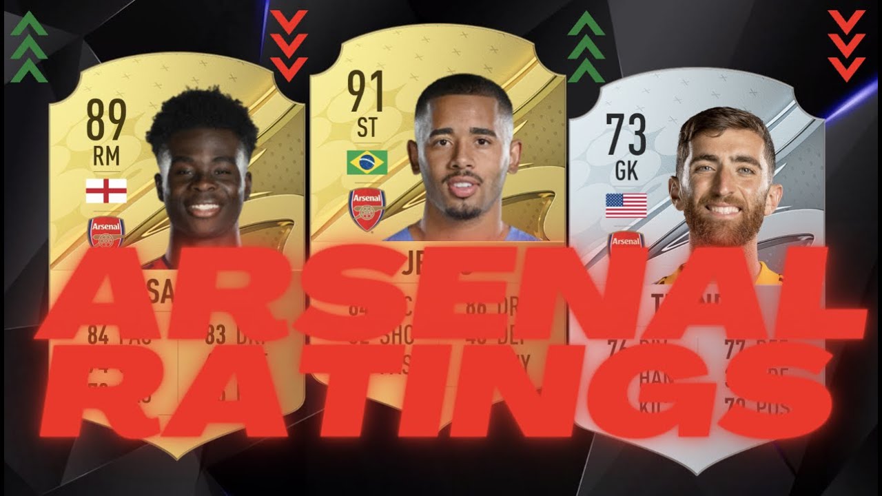 FIFA 23 ARSENAL RATINGS - YouTube