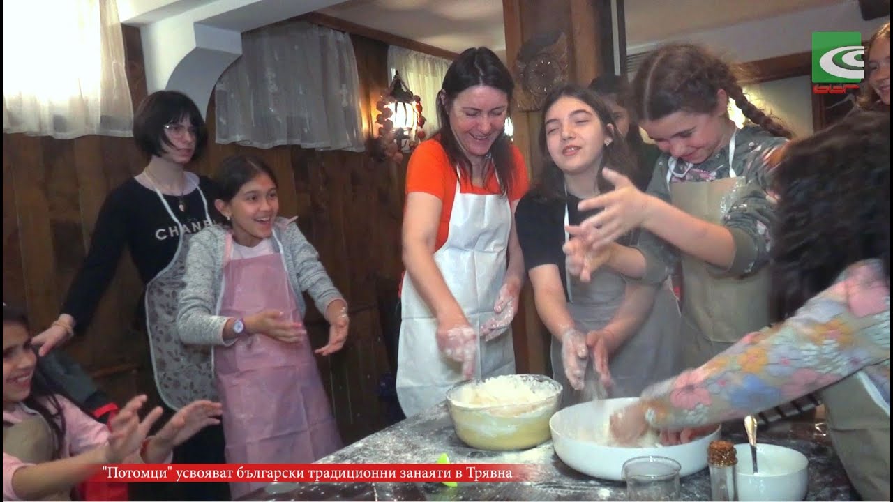 Потомци усвояват български традиционни занаяти в Трявна Youtube