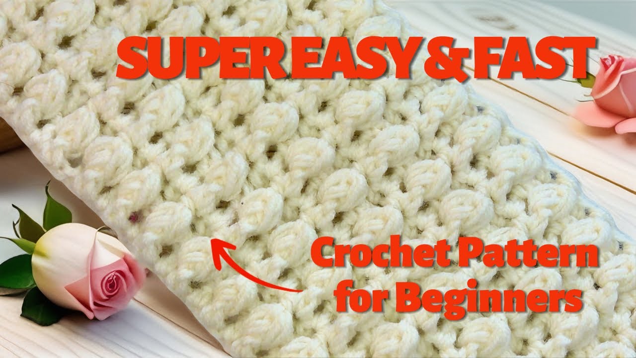 SUPER EASY & FAST Crochet Pattern for Beginners! #crochet # ...