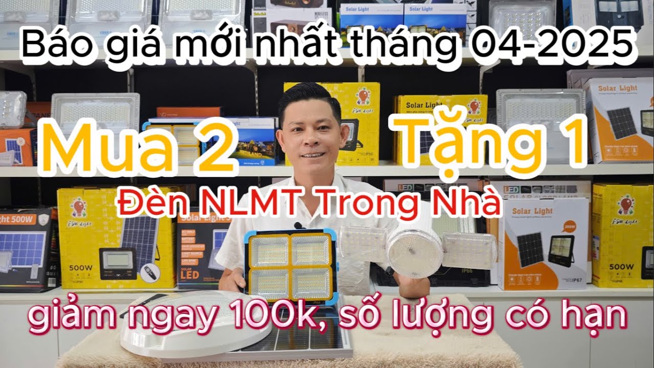 Báo giá Đèn NLMT Roiled sử dụng trong nhà mua 2 tặng 1 #dennlmt # ...