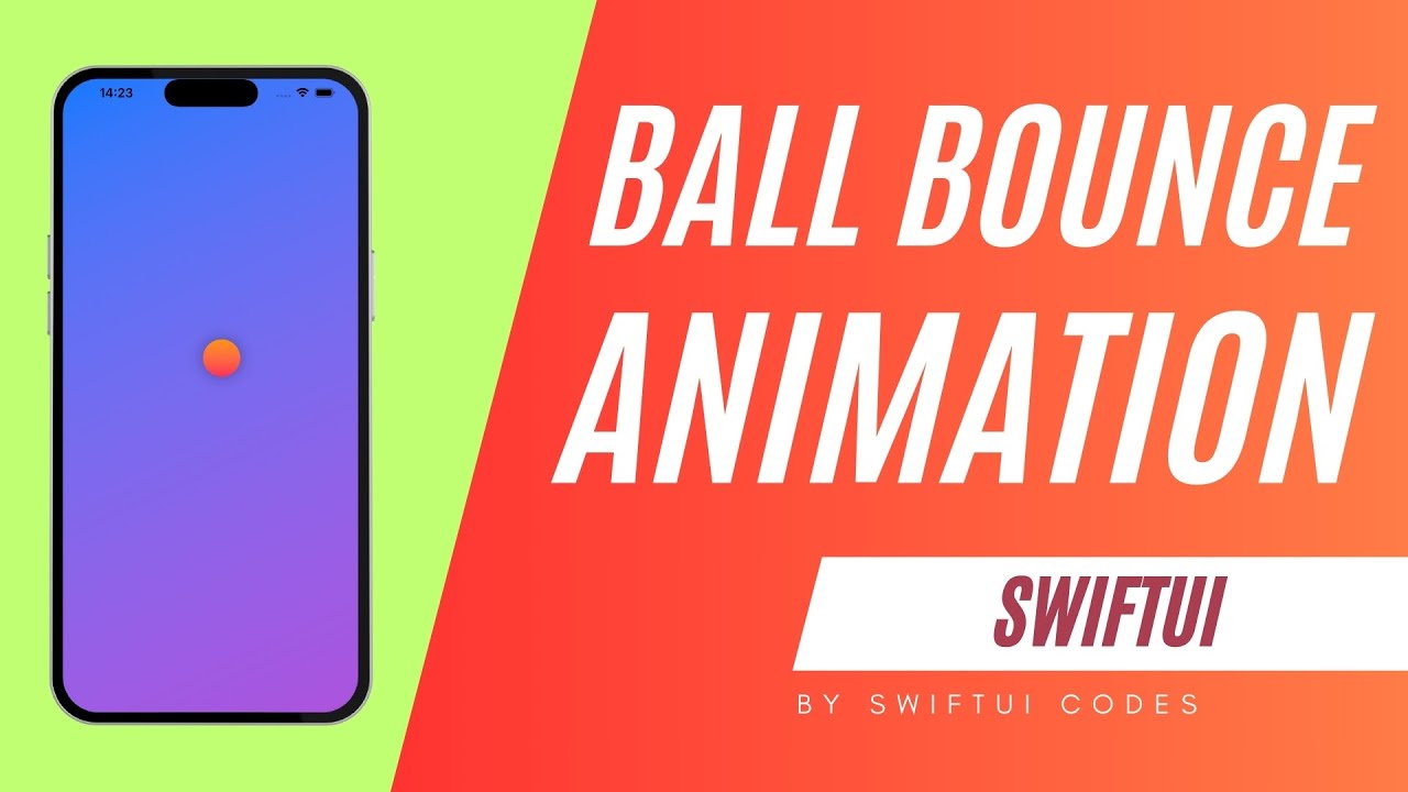 Ball Bounce Animation with SwiftUI IOS 14.0+ - YouTube