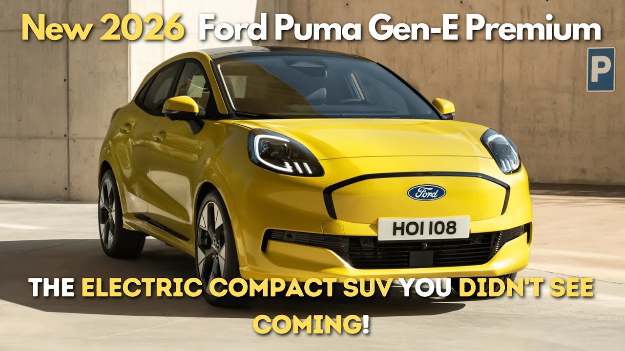 New 2026 Ford Puma Gen-E Premium Review – The Electric Compact SUV You ...