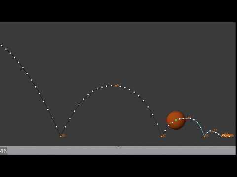 bouncing ball exercice with motion path - YouTube