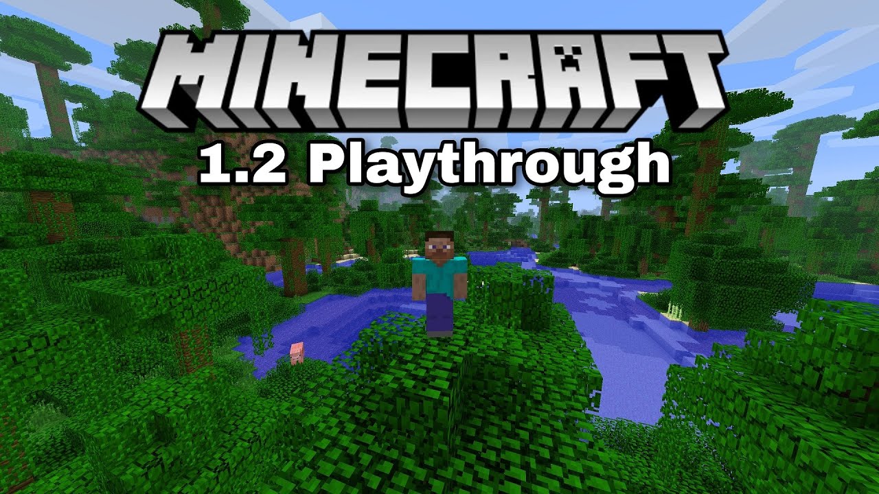 Playthrough of Minecraft 1.2 in 2023! - YouTube