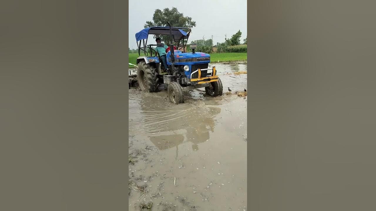 Dhan ki Ropai ke Liye khet ki Taiyari - YouTube