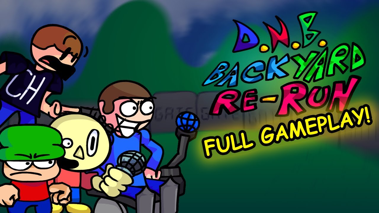 FNF Vs Dave and Bambi: Backyard Re-Run 1.0 - Full Gameplay - YouTube