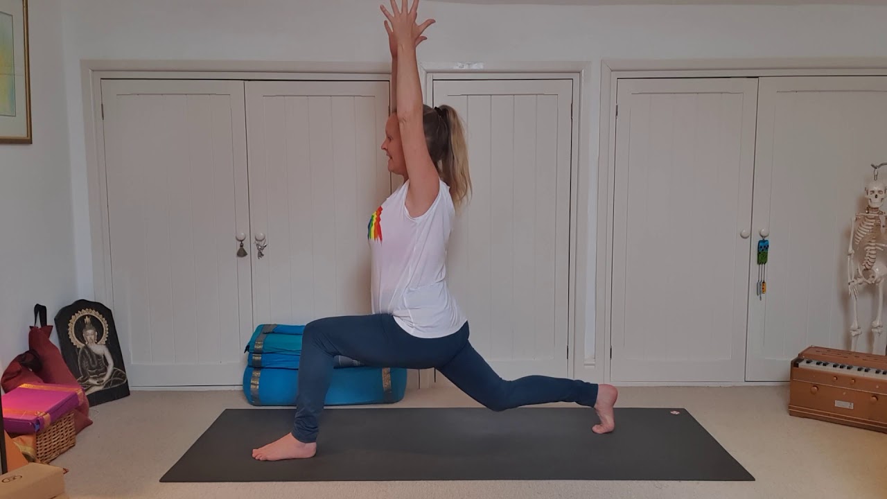 Mini yoga sequence for strength and stabilty - YouTube